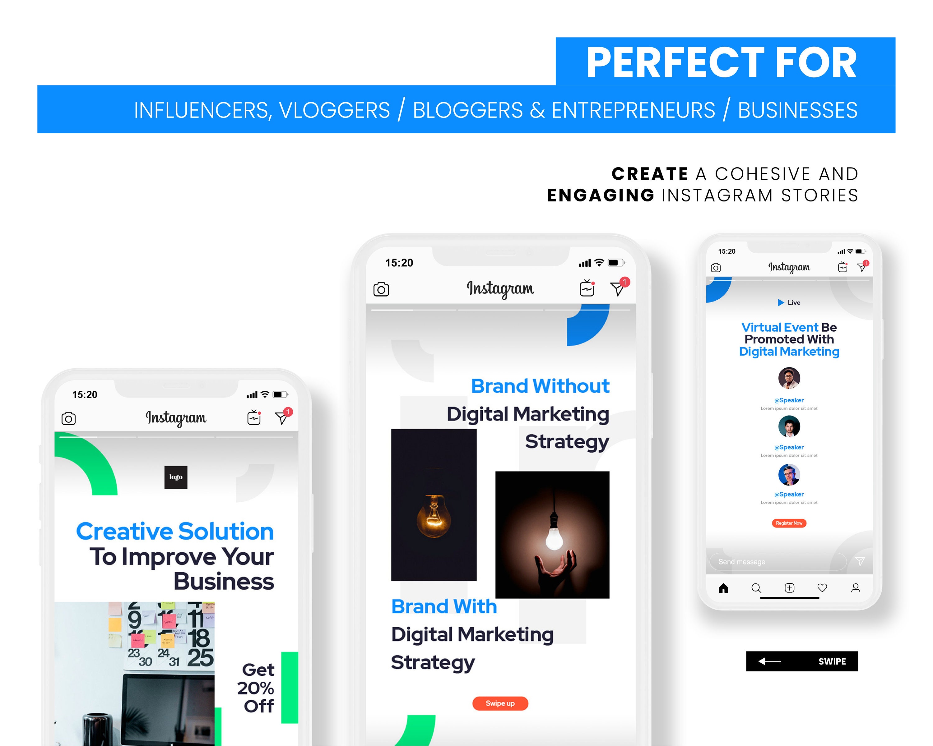 Tech Instagram Templates Digitalk Instagram Story Template | Etsy