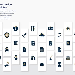 Instagram Highlight Covers for Lawyer Business, Canva Instagram Story ...
