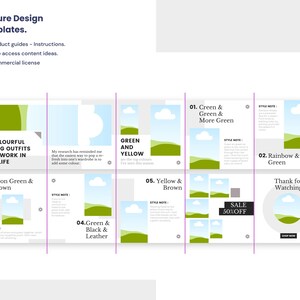 Instagram Carousel Posts for Canva Monochromatic 1.0, Fashion Instagram ...