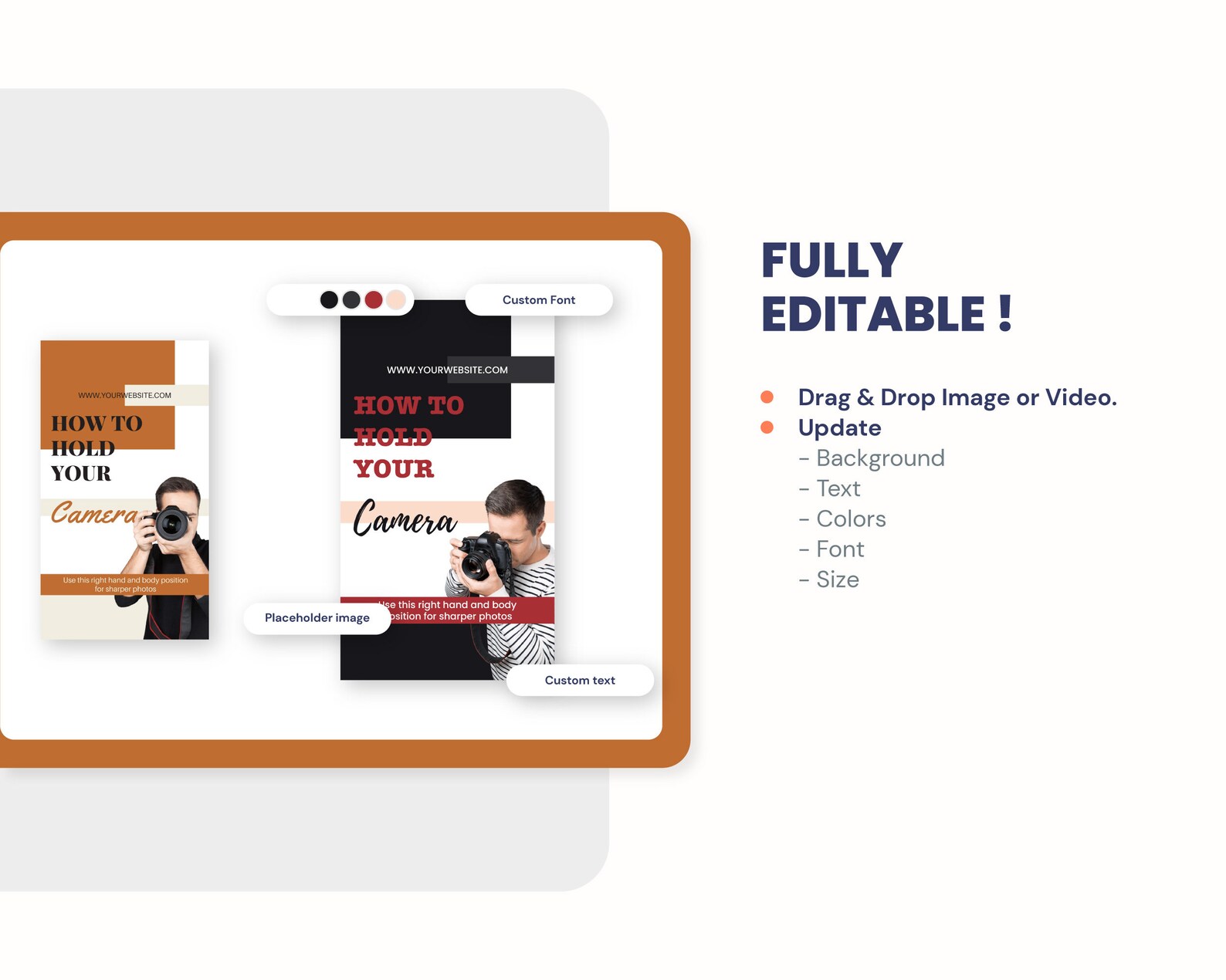 Instagram Reels Templates for Photographers, Modern Engagement ...