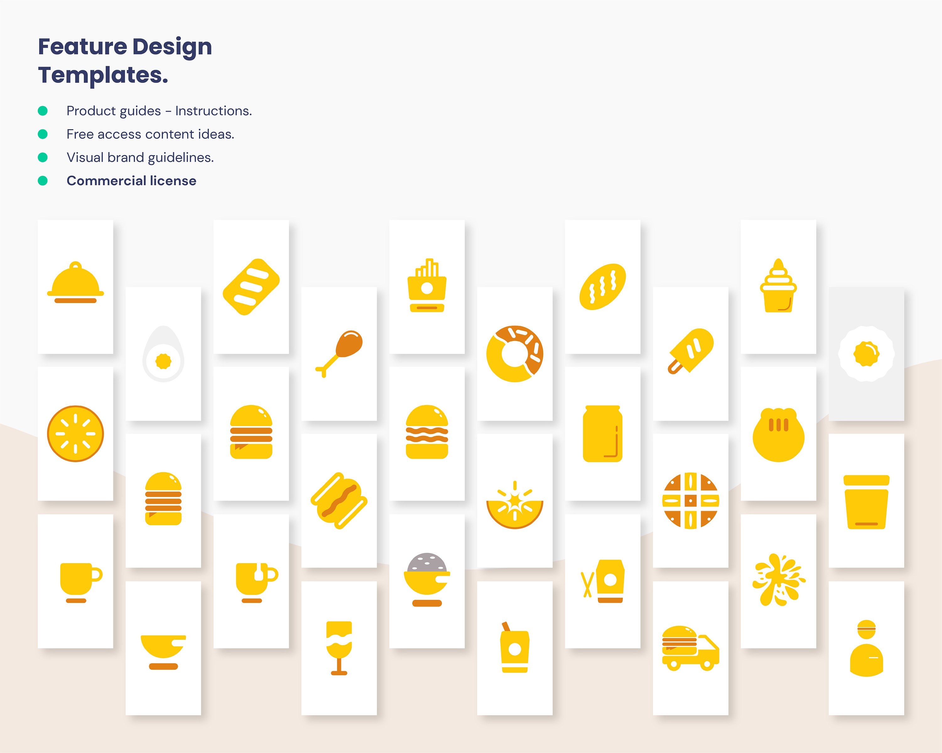 Instagram Highlight Covers for Food, Canva Instagram Story Highlight ...