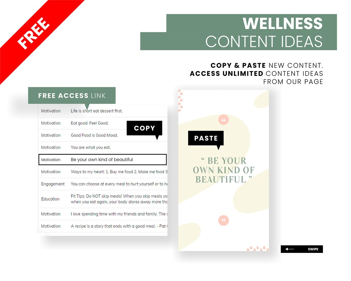 Wellness Instagram Stories Senses Canva Story Template for | Etsy