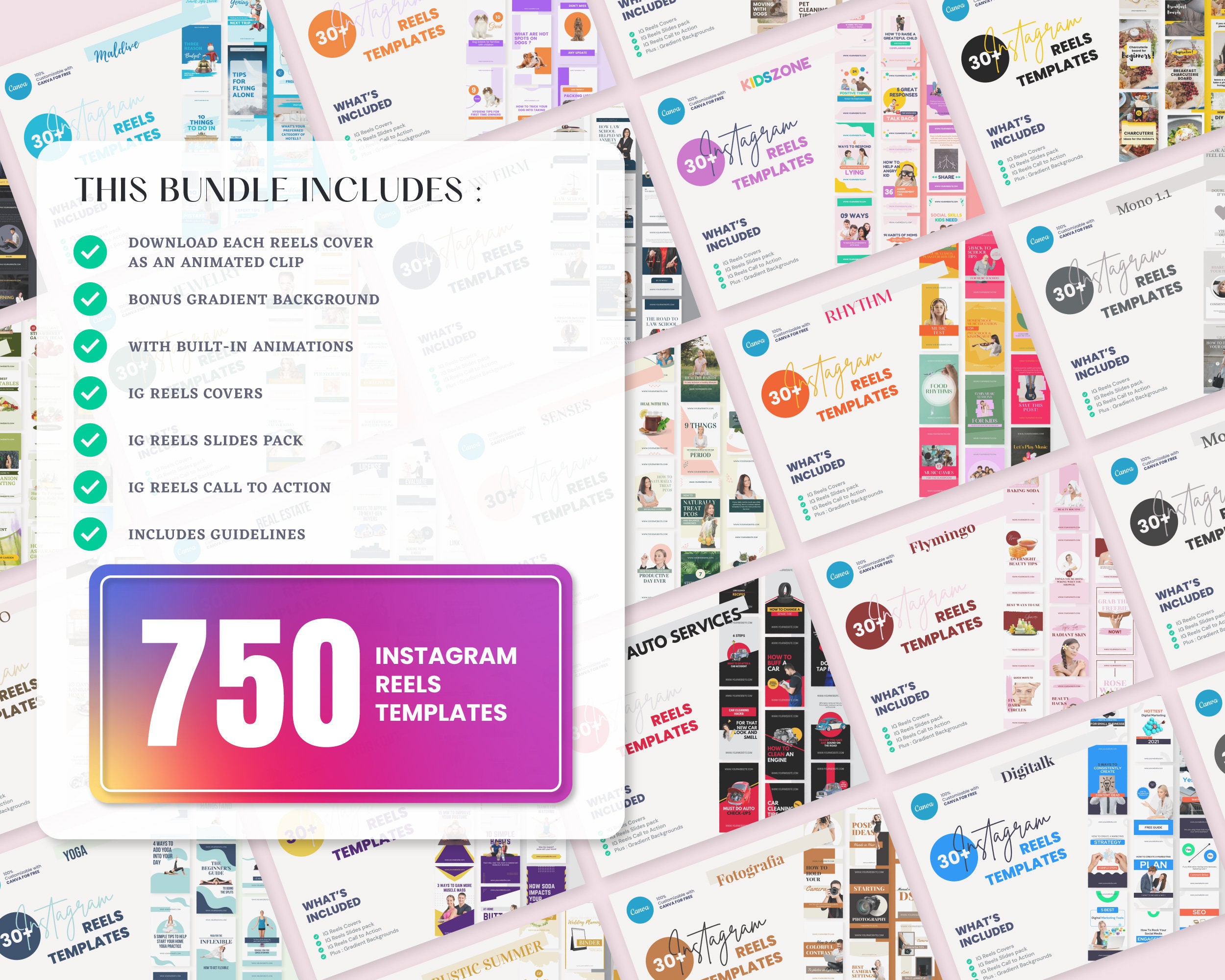 2770+ INSTAGRAM TEMPLATE BUNDLE, Social Media Bundle Canva, Template ...
