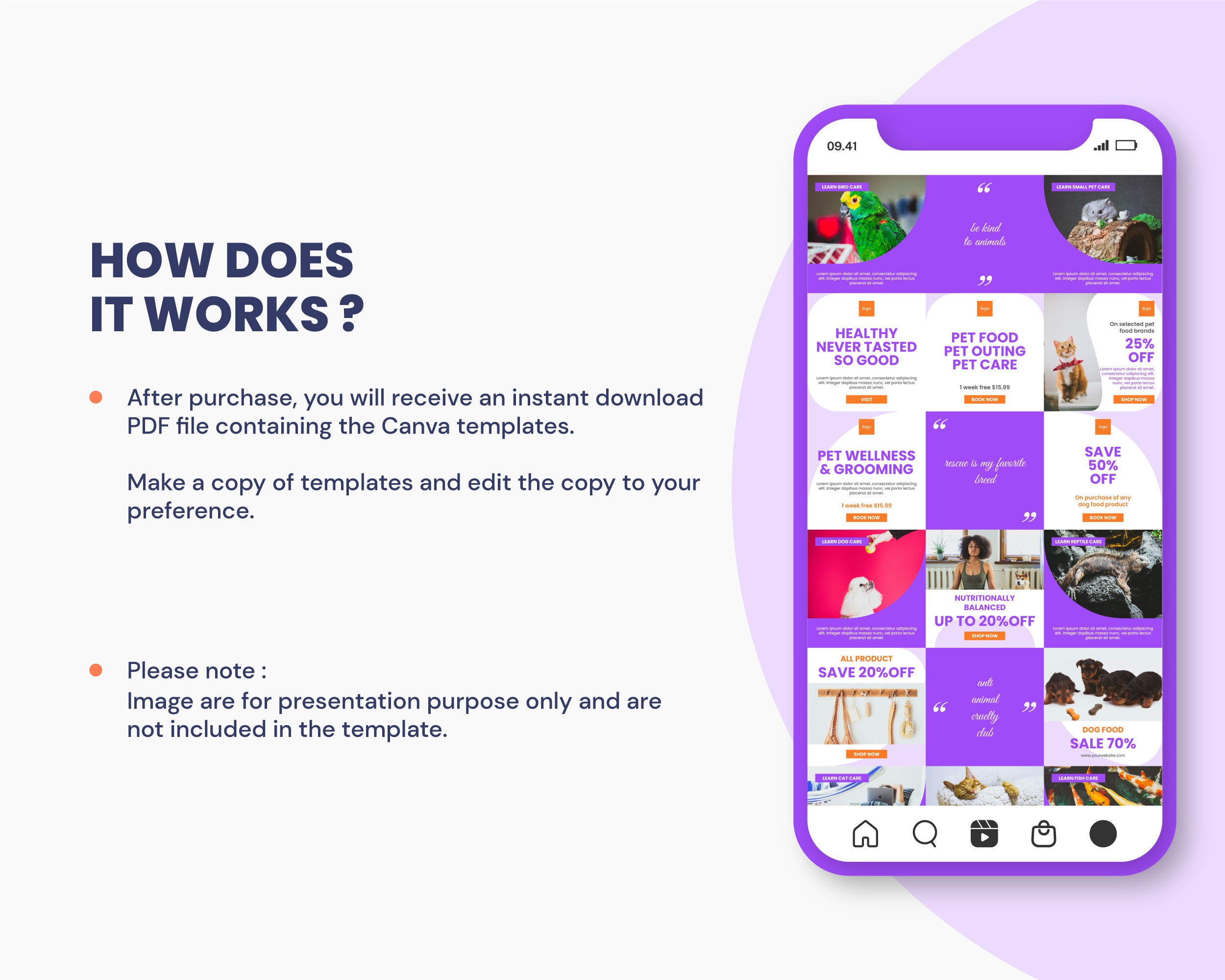 Pet Instagram Template Pet Shop Instagram Puzzle Template Etsy pet-instagram-template-pet-shop-instagram-puzzle-template-etsy