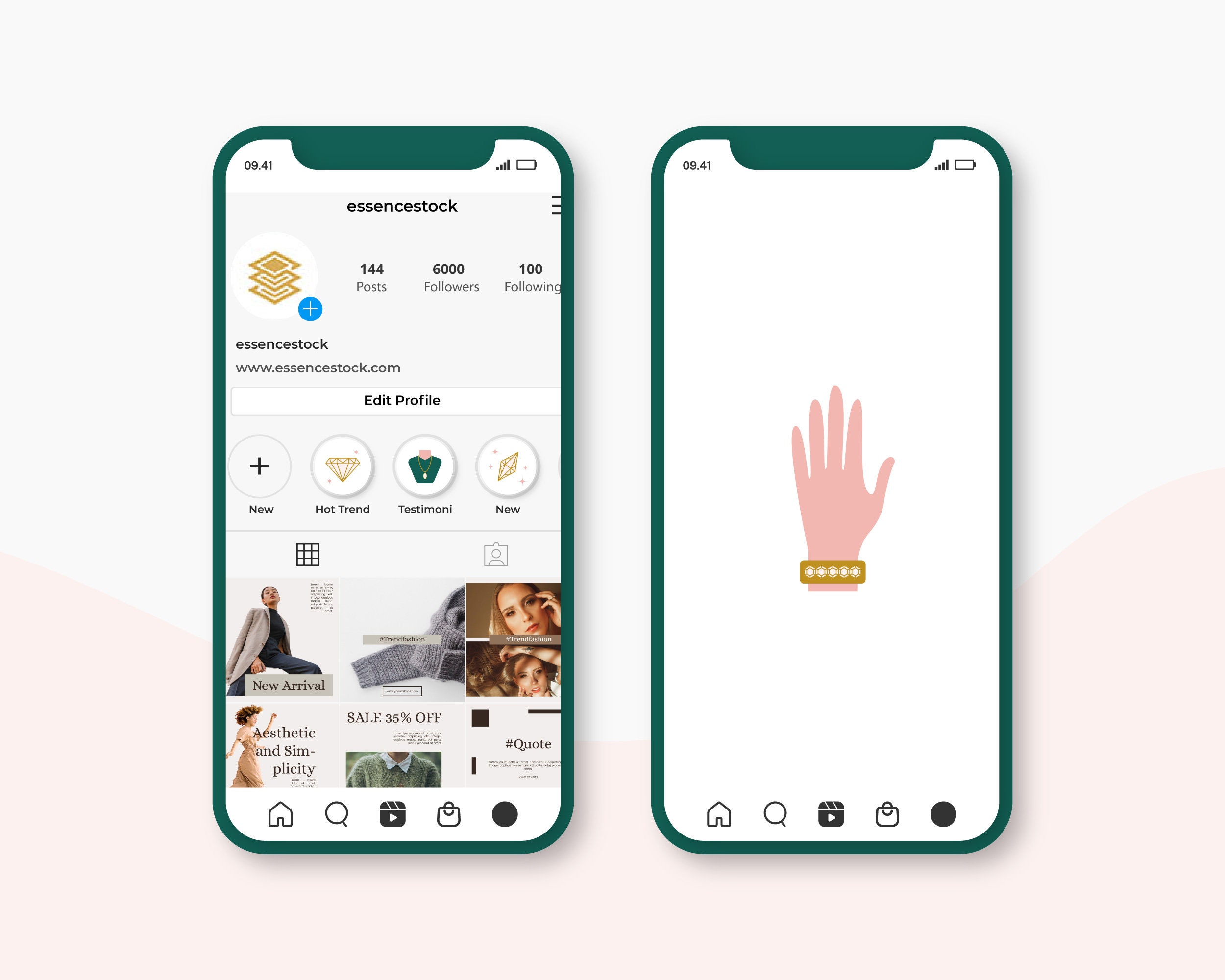 Instagram Highlight Covers for Jewelry, Canva Instagram Story Highlight ...