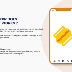 Instagram Highlight Covers for Food, Canva Instagram Story Highlight ...