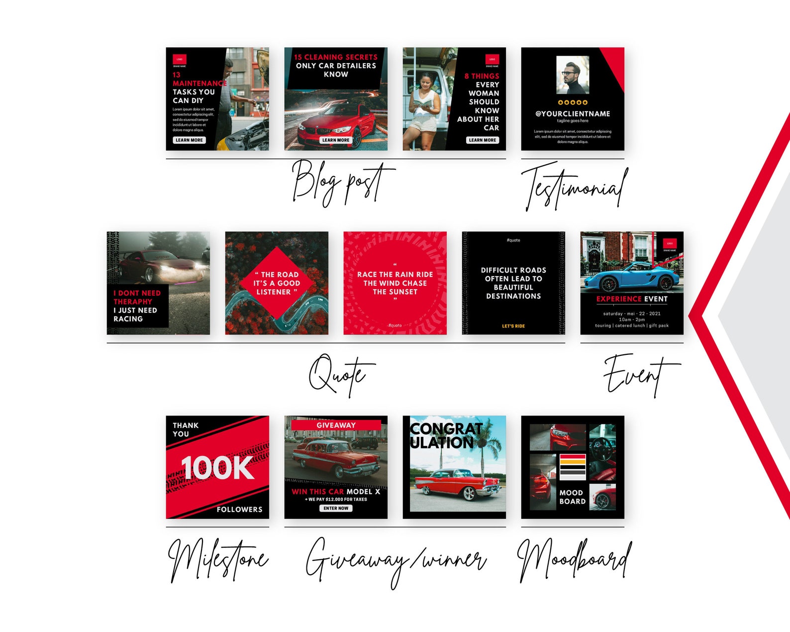 Auto Repair Shop INSTAGRAM POST — Automotive, Car Wash, Spare Parts ...