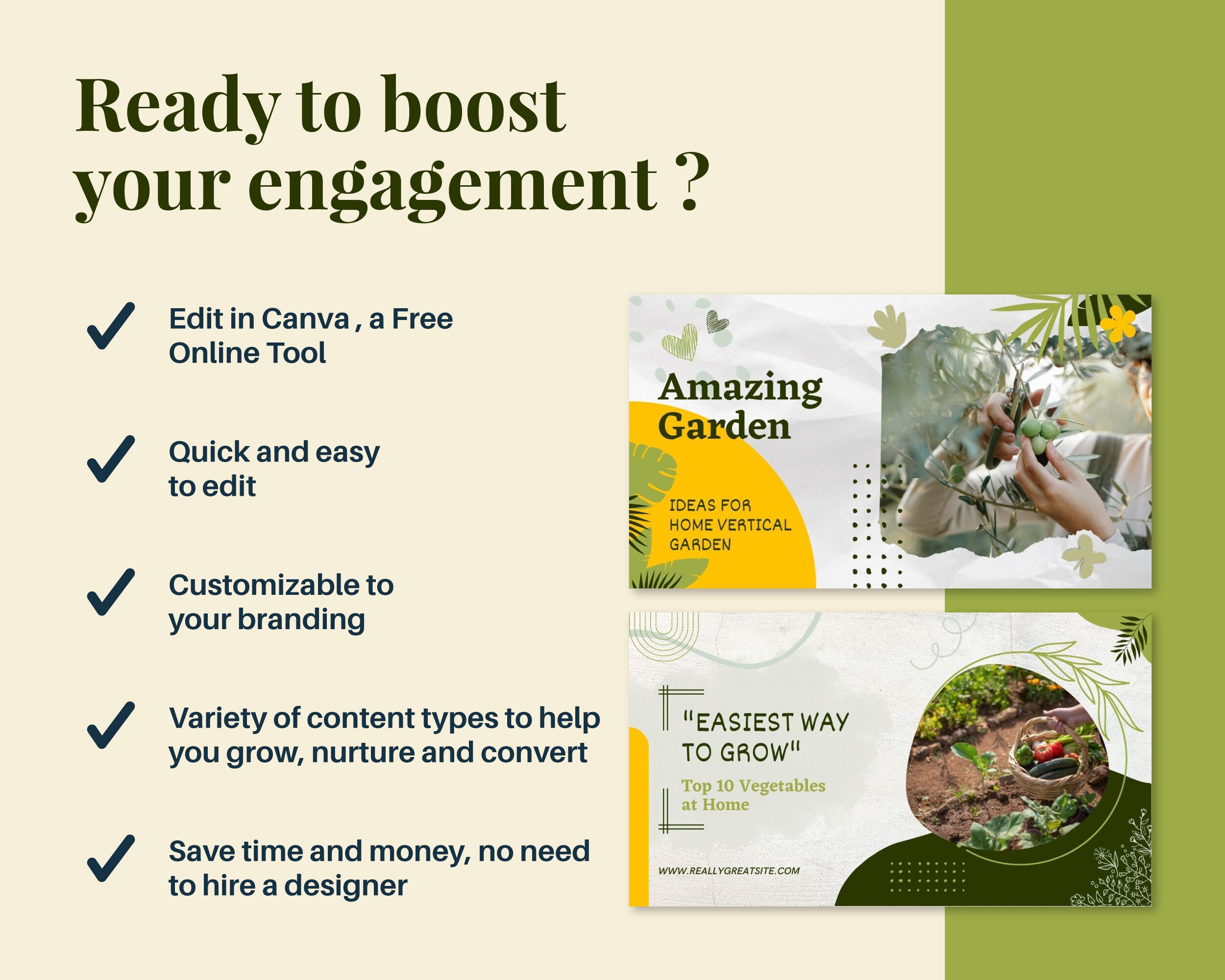 Gardening Youtube Canva Templates, Youtube Banner, Flower Shop Brand ...