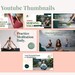 Youtube Branding Kit for Health and Wellness, Editable Banners, Intros ...
