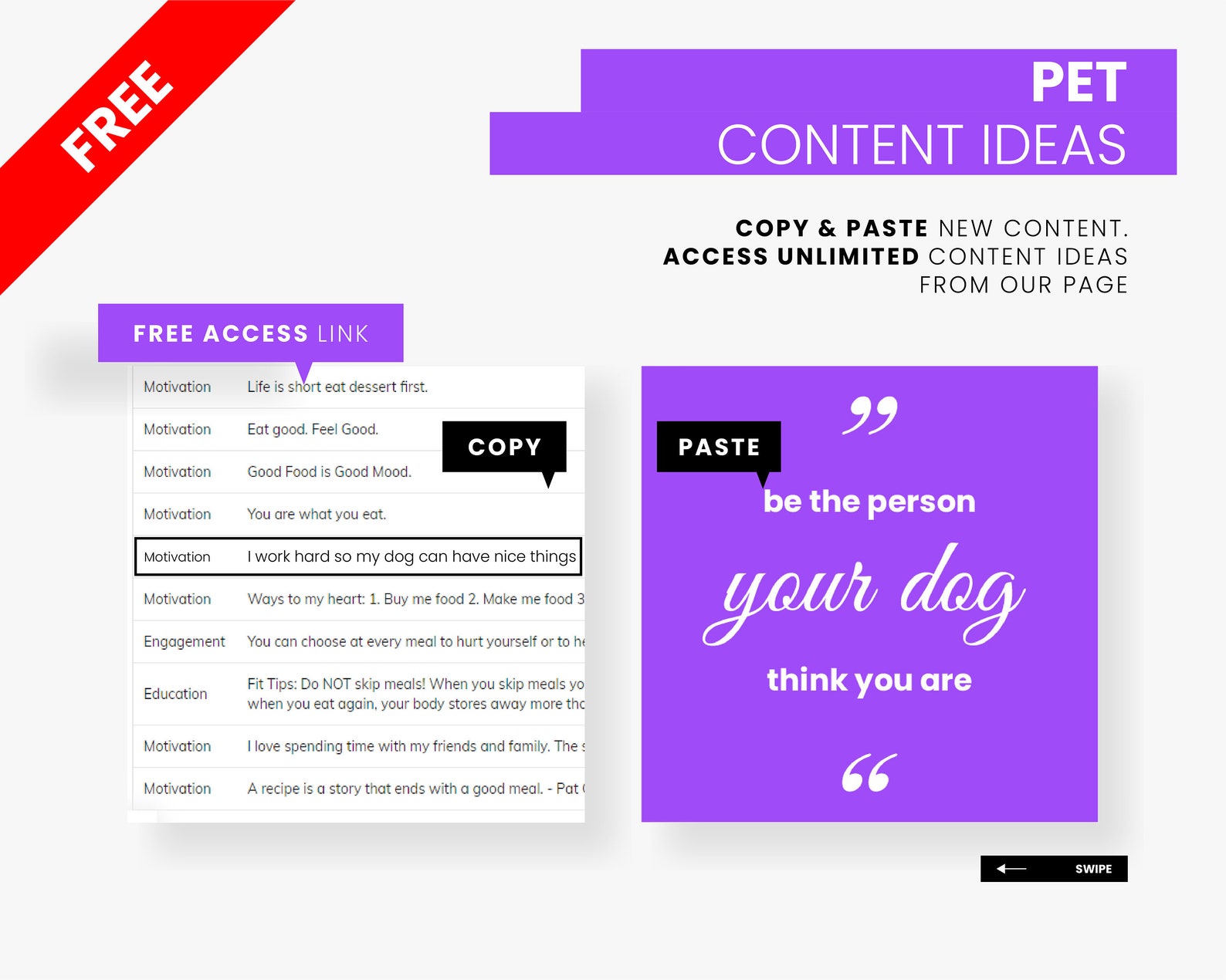 PETS ENGAGEMENT BOOSTER Instagram Post Template Pet Shop | Etsy