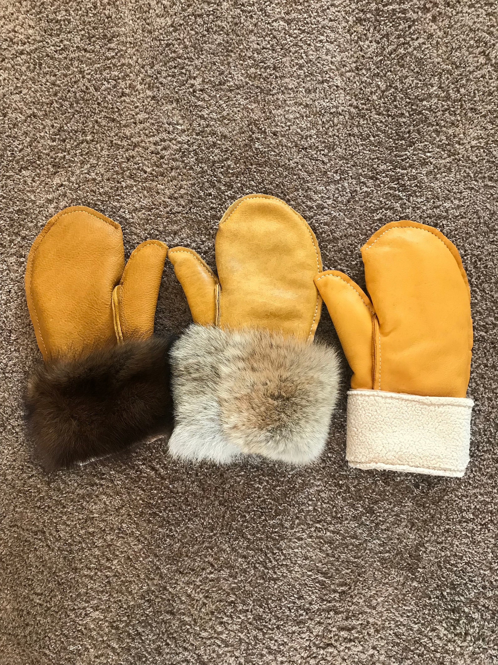 Moose hide chopper mitts | Etsy