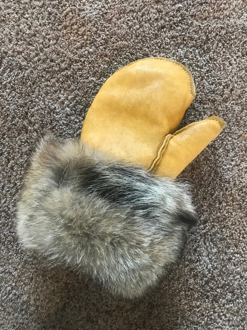 Moose hide chopper mitts | Etsy