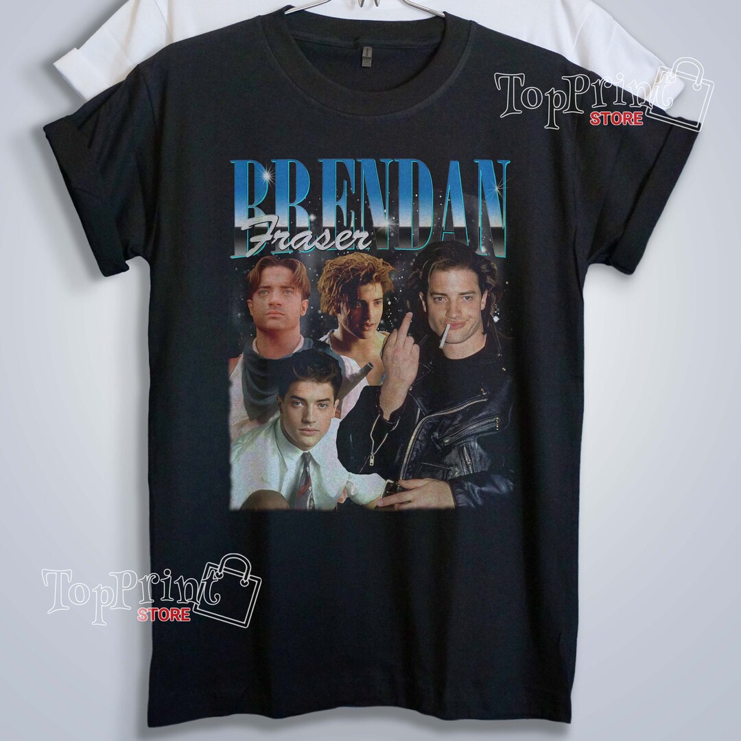 Limited Brendan Fraser Vintage T Shirt Brendan Fraser Graphic T Shirt