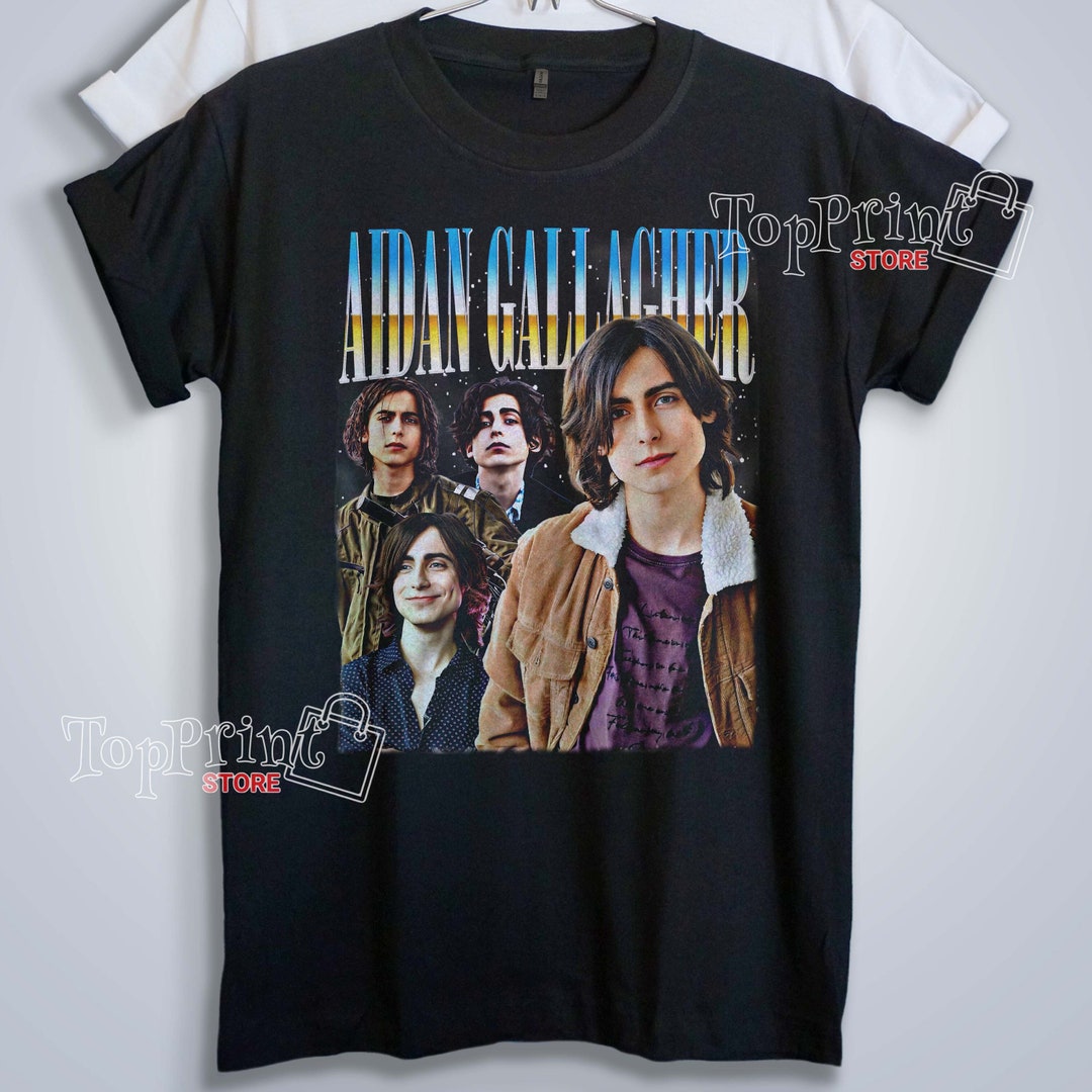 AIDAN GALLAGHER Shirt Aidan Gallagher Homage T-shirt Aidan Gallagher ...