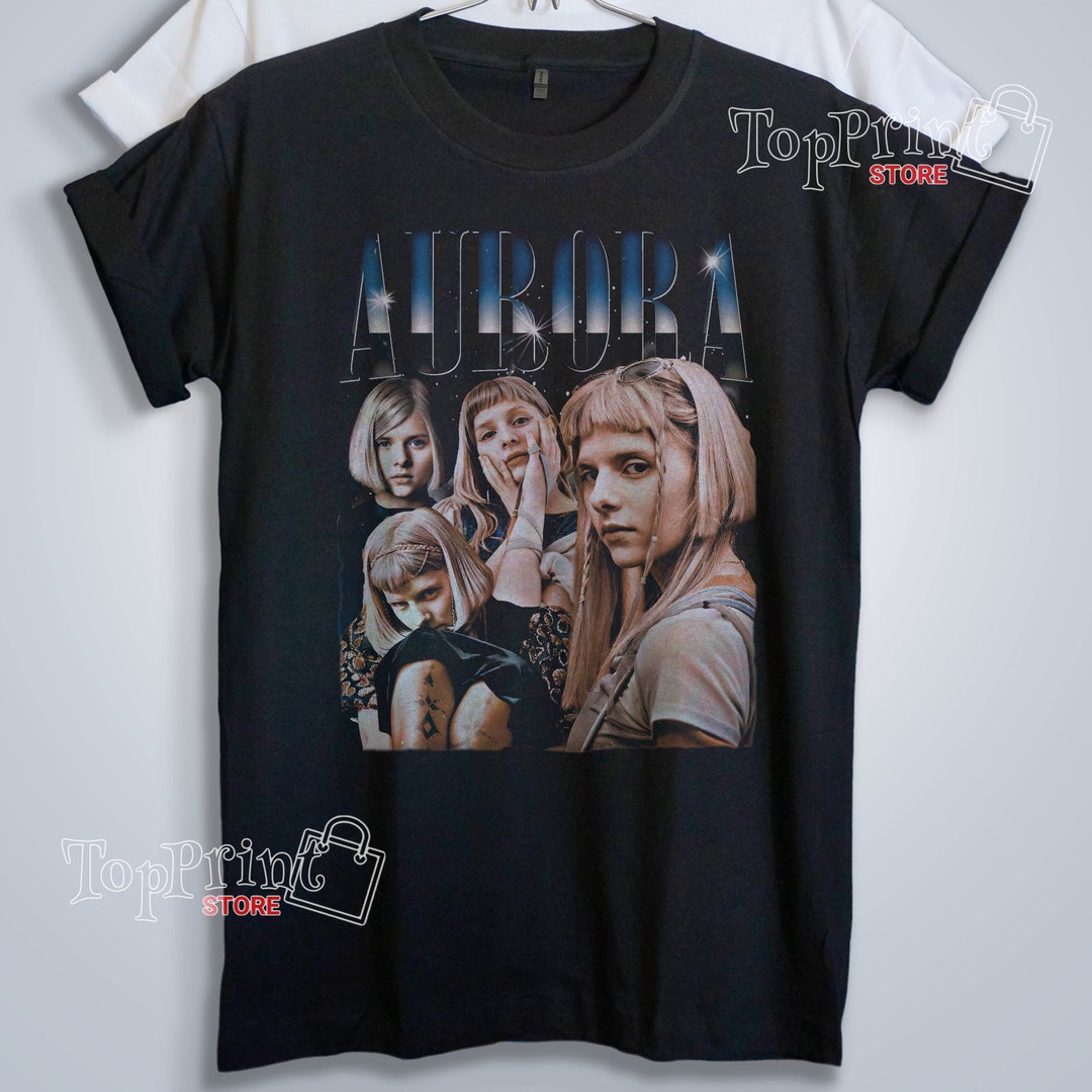 AURORA Shirt Aurora Homage T-shirt Aurora Aksnes Norwegian Musician ...