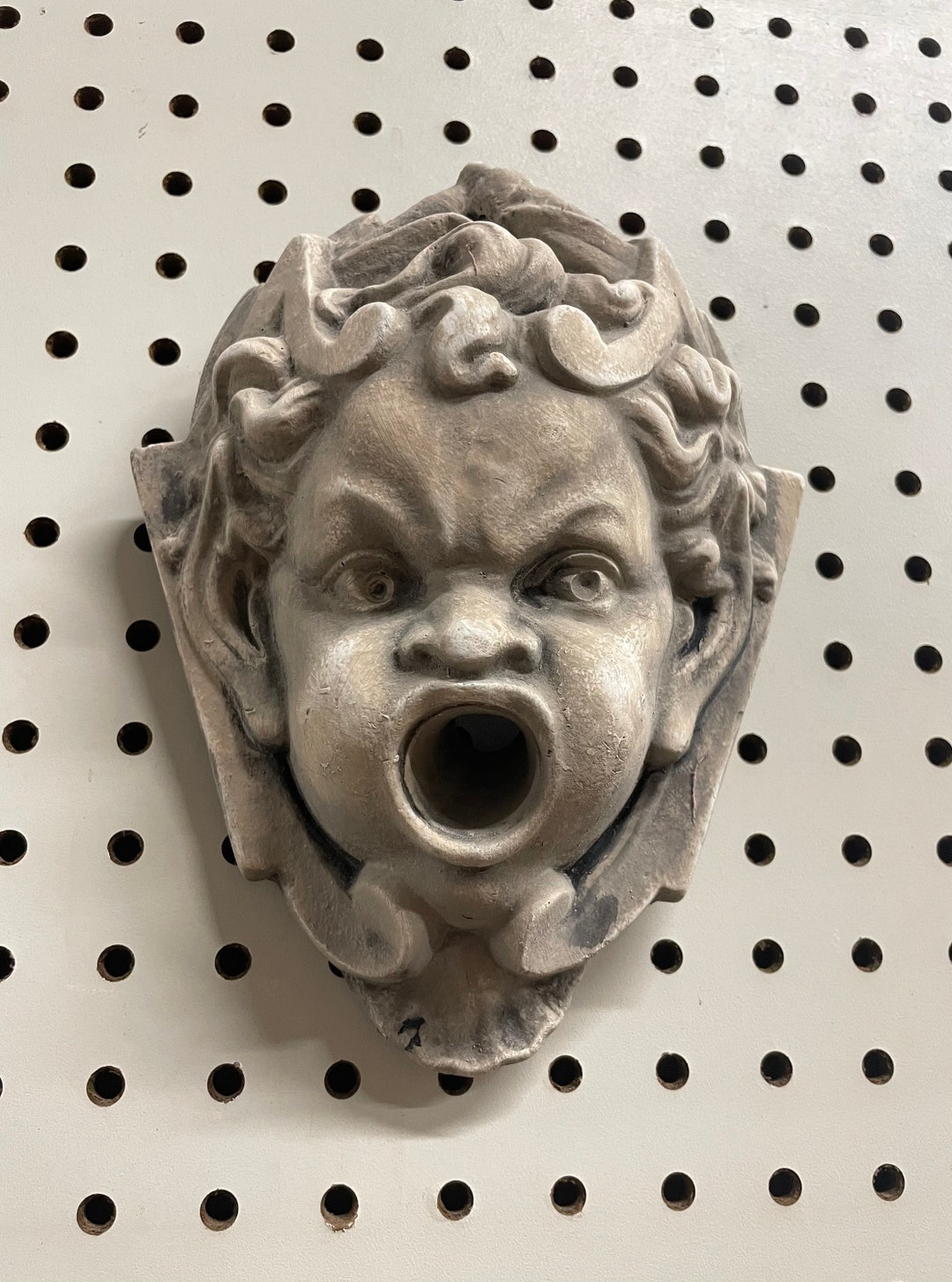 Mythology Pan Face Gargoyle Wall Sculpture Plaque Fantasy Home - Etsy