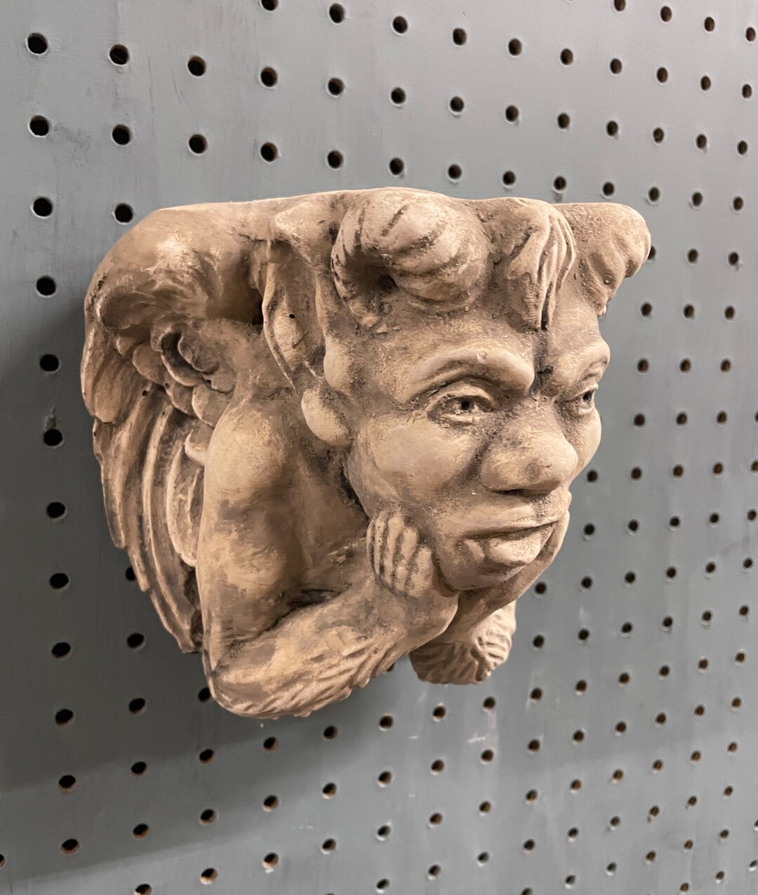 Mythical Spitting Gargoyle Medieval Gothic Shelf Bracket Corbel Fantasy ...