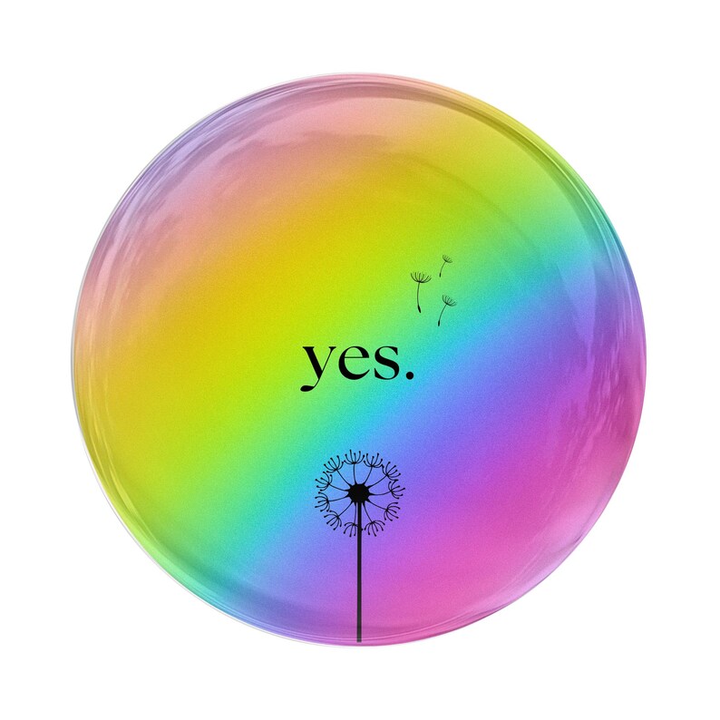 The Answer is "yes" Magic Crystal Ball Paperweight - Etsy