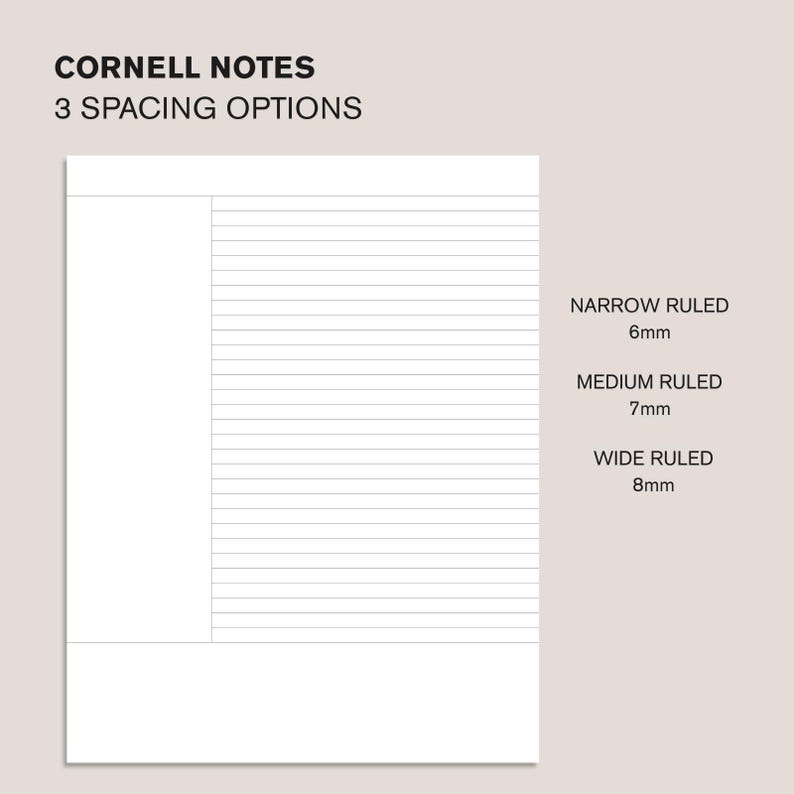 Notebook Paper Pack Templates Printable | Lined, Dot & Grid Paper for ...