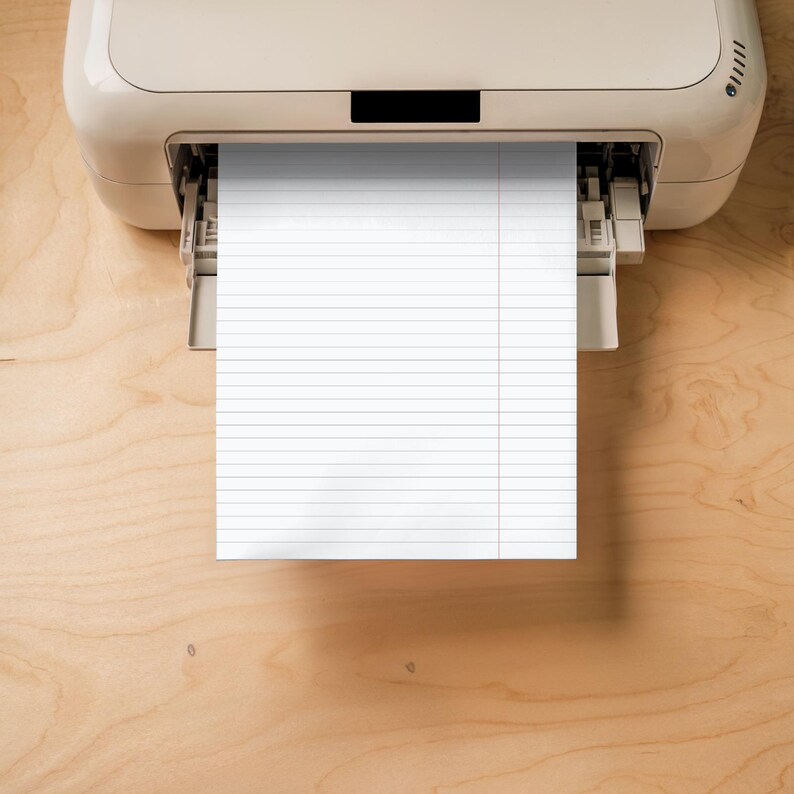 Notebook Paper Pack Templates Printable | Lined, Dot & Grid Paper for ...