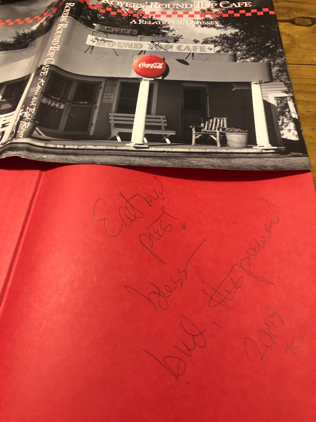 Chef Bud Royer Pieman Signed Autograph "round Top Cafe" Texas 1st ...