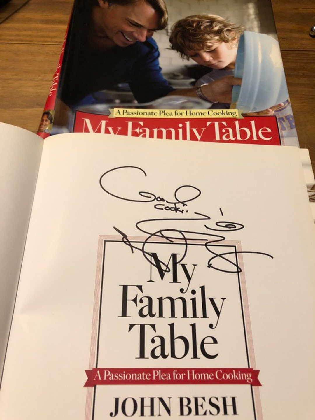 Chef John Besh Signed "my FAMILY Table" Cajun Autograph 1st Edition - Etsy