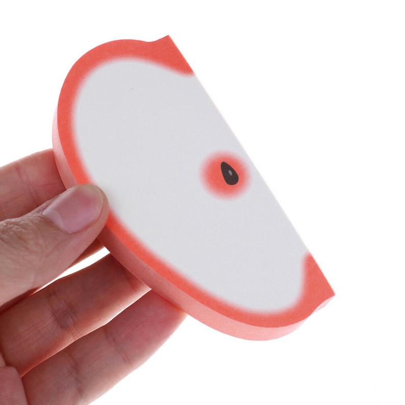 Apple Shaped Note / Memo / Sticky Pads - Etsy