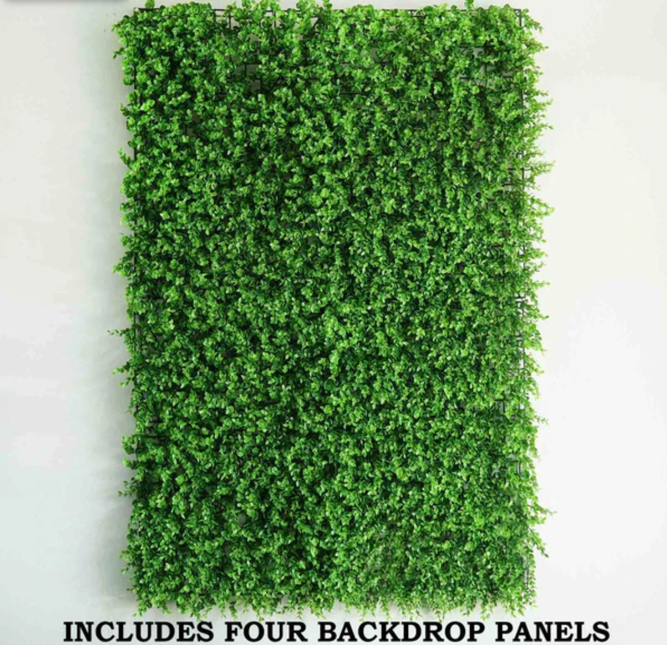 Faux Green Backdrop 11 Sq Ft. 4 Panels Baby Green Boxwood - Etsy