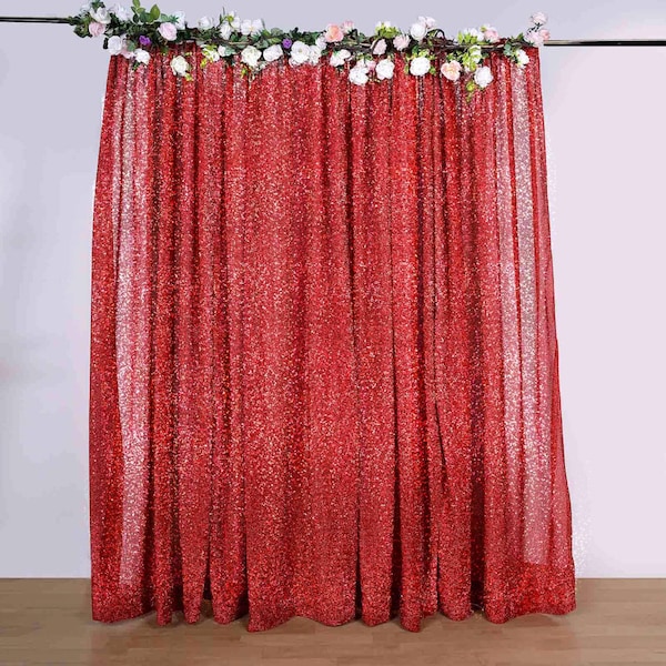 Red Shimmer Backdrop - Etsy