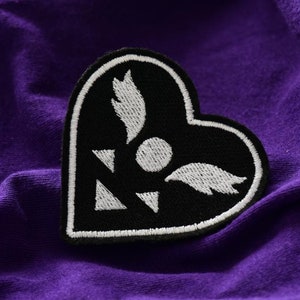 Deltarune Heart Sew-on Patch - Etsy