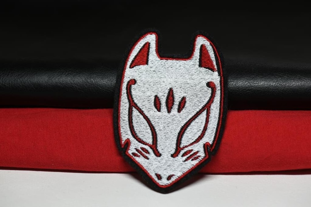 Persona 5 Inspired Fox Mask Embroidered Patch - Etsy