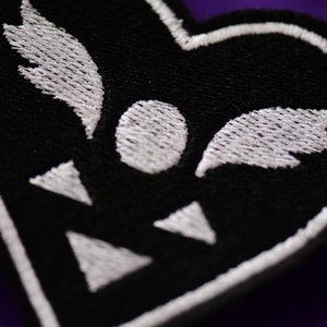 Deltarune Heart Sew-on Patch - Etsy