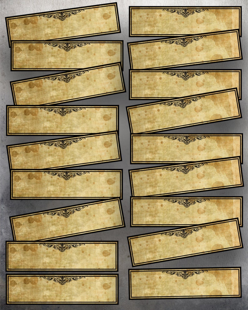 18 Test tube labels blank laboratory specimen labels vintage | Etsy