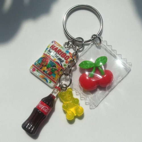 Haribo Starmix Gummy Bear Candy Keychain Cute Kawaii Keychain | Etsy