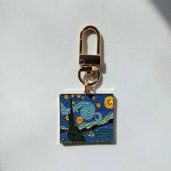 Van Gogh Keychain - Etsy