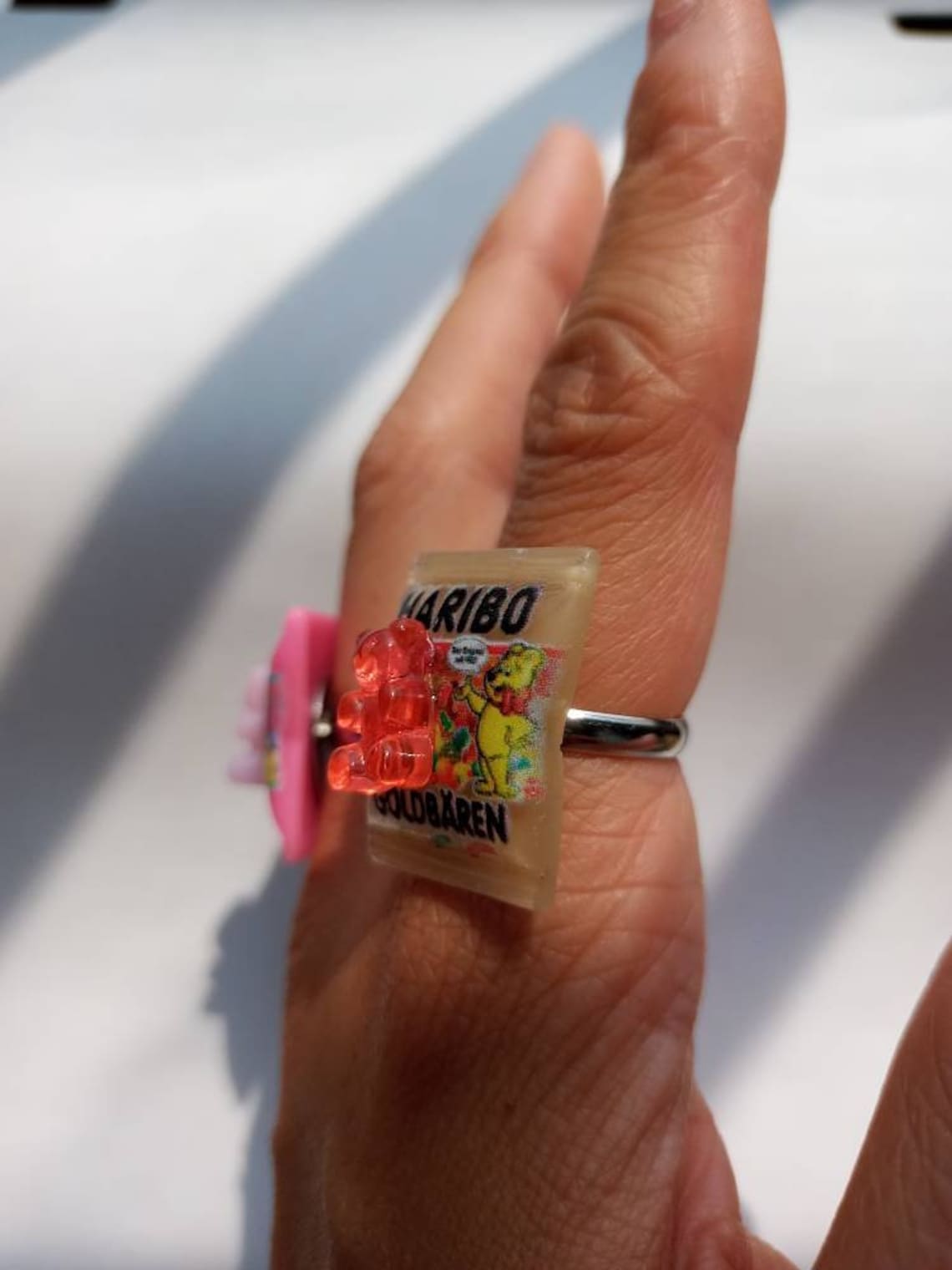 Haribo gummy bear ring Haribo ring Kawaii cute ring | Etsy