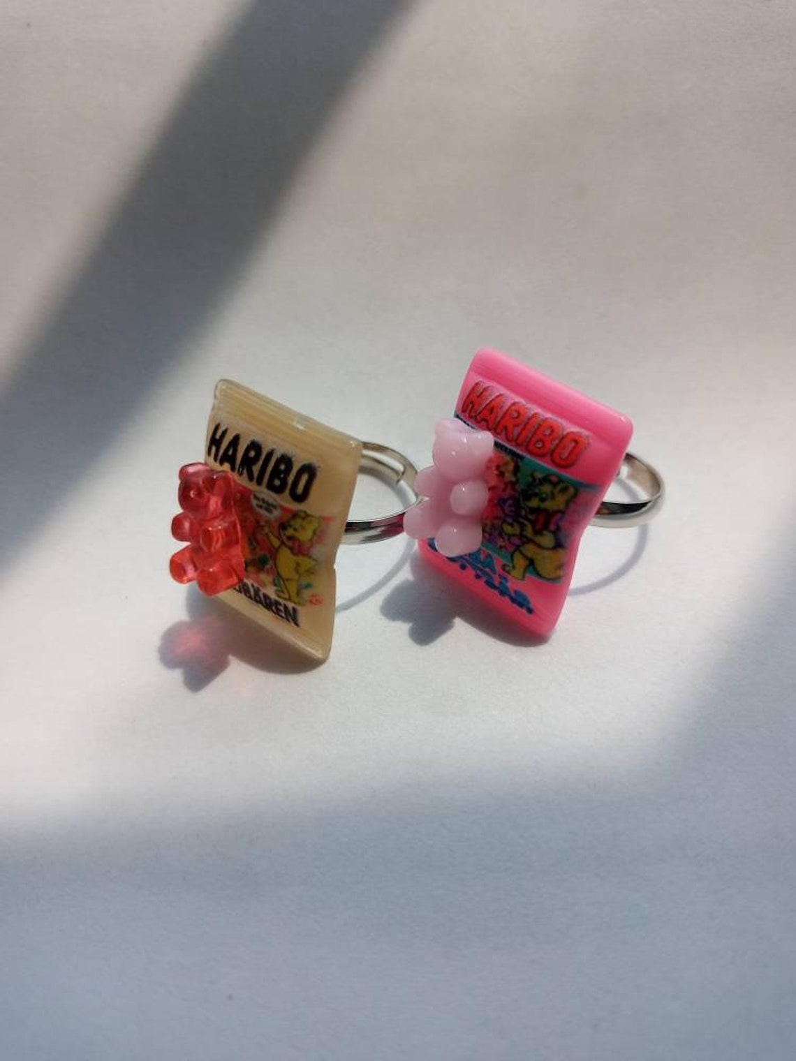 Haribo gummy bear ring Haribo ring Kawaii cute ring | Etsy