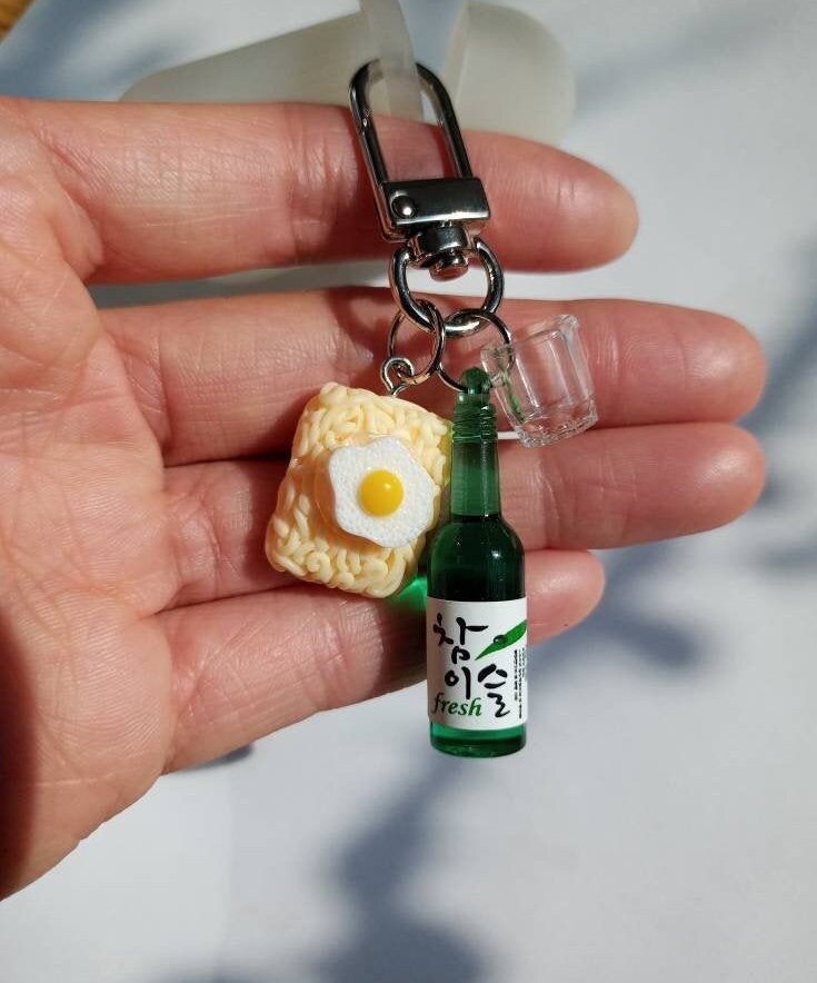 Rameneggsojukorea Soju Bottle With Shot Glass Ramen - Etsy
