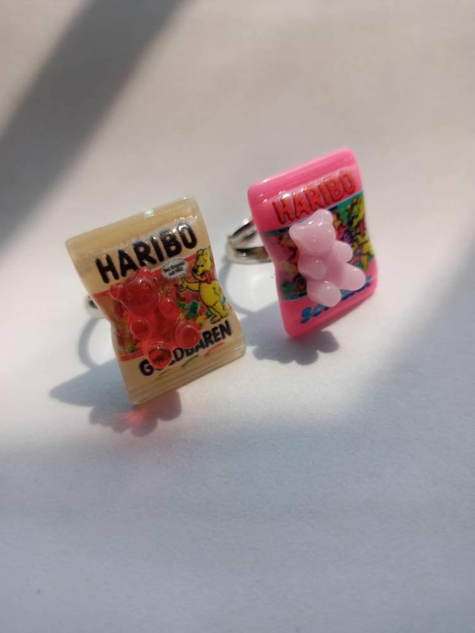Haribo gummy bear ring Haribo ring Kawaii cute ring | Etsy