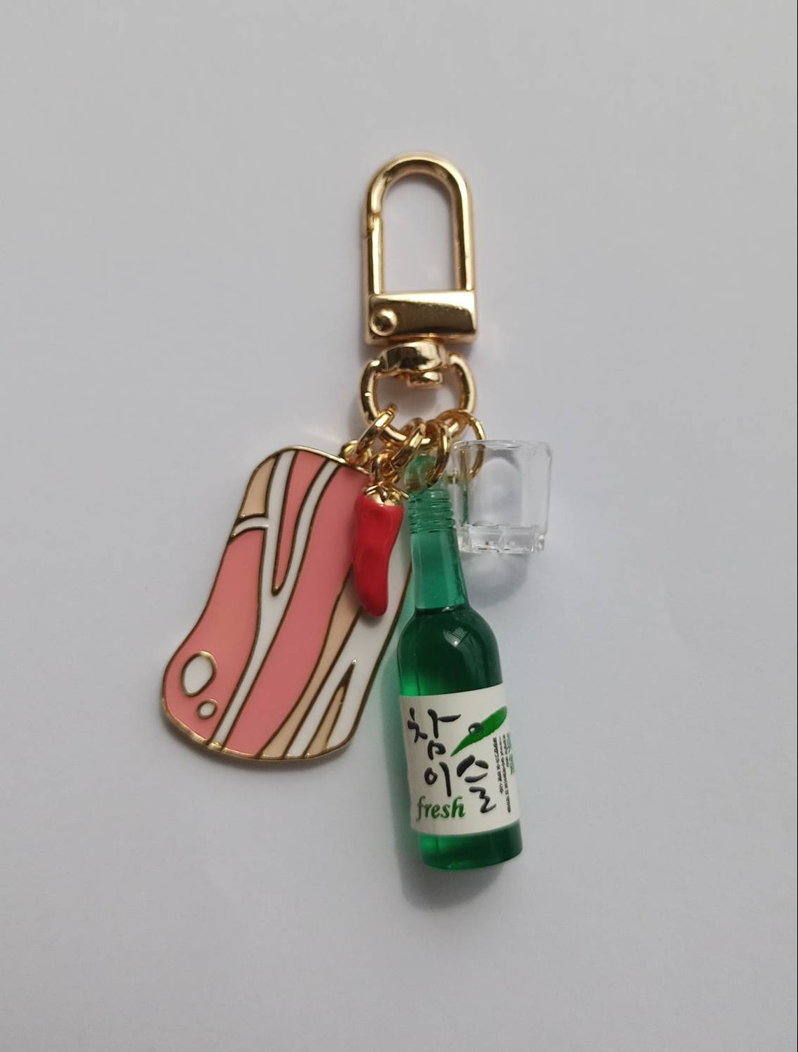 KBBQ Party Pork Belly Chili Pepper Korean Soju | Etsy