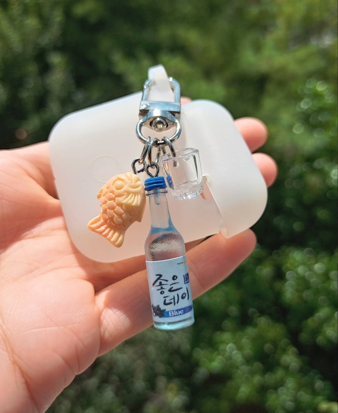 Jinro Korean Street Food Bungeo-ppang Fish-shaped Bun Blue Soju Bottle ...