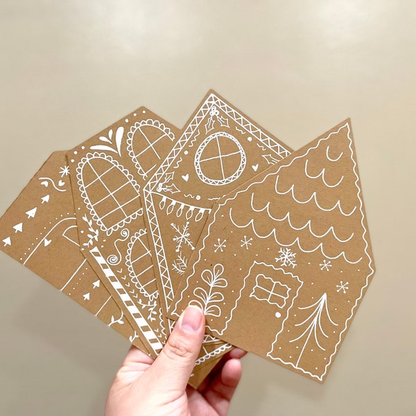 Gingerbread Greeting Card - Etsy