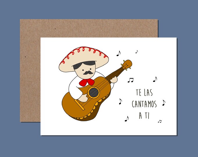 Birthday Card Las Mananitas Mariachi - Etsy
