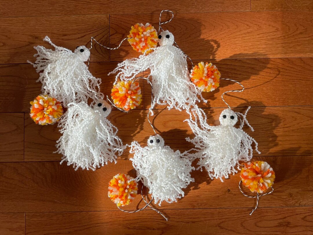 Ghost Garland - Halloween Decoration - Etsy