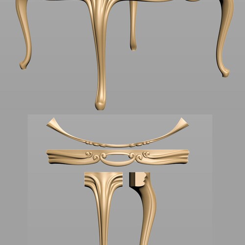 30 Pcs 3d Stl Models Lot of Table Sets for Cnc Router Aspire - Etsy