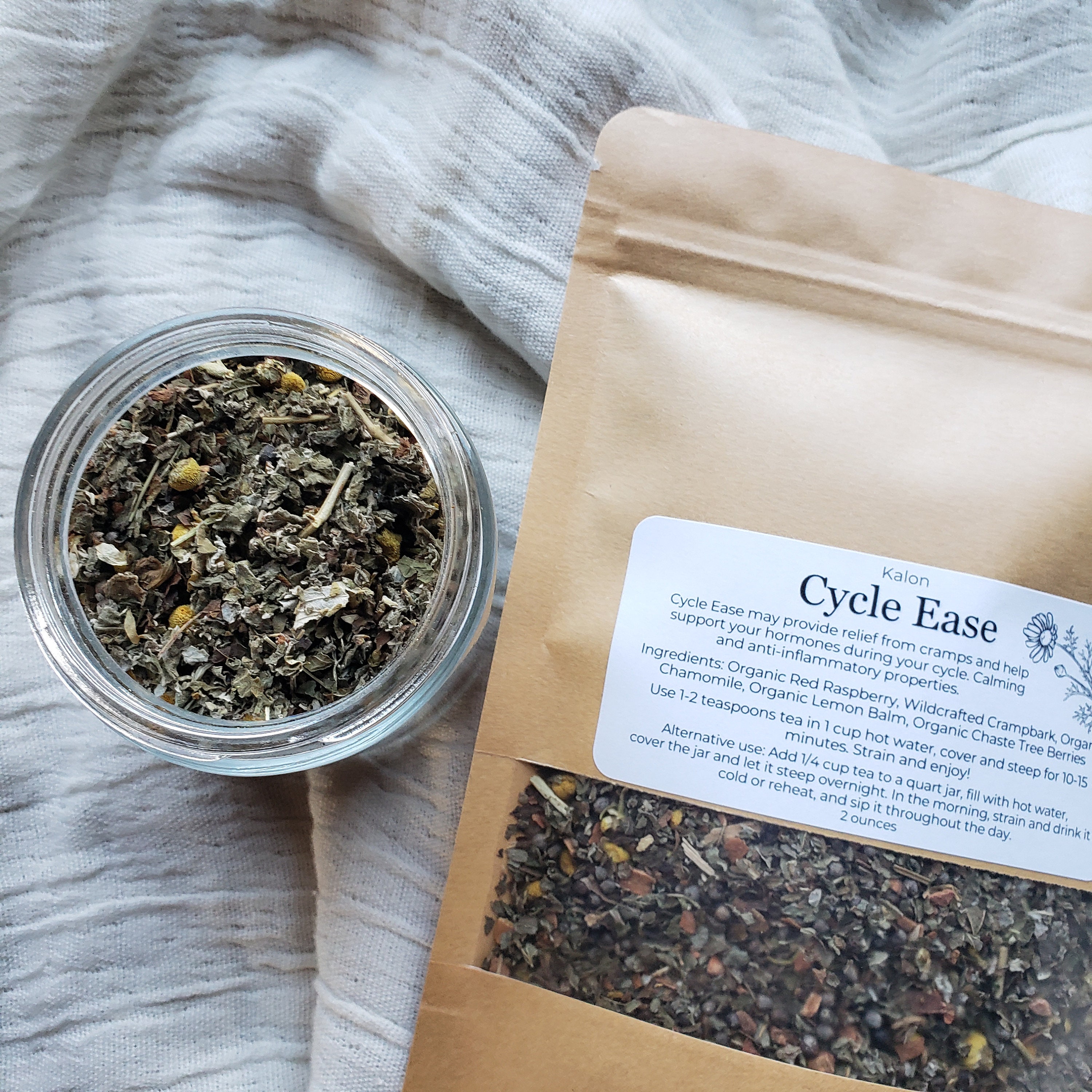 Women's Cycle Ease, Cramp Support Tea, Pain Relief - Etsy