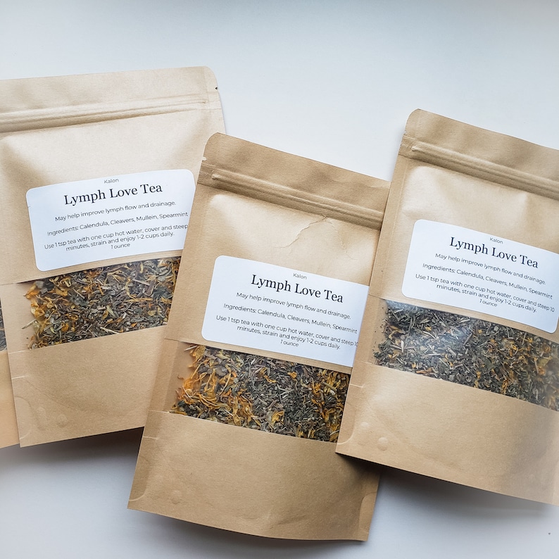 Lymph Love Herbal Tea, Organic Lymphatic Support and Drainage - Etsy