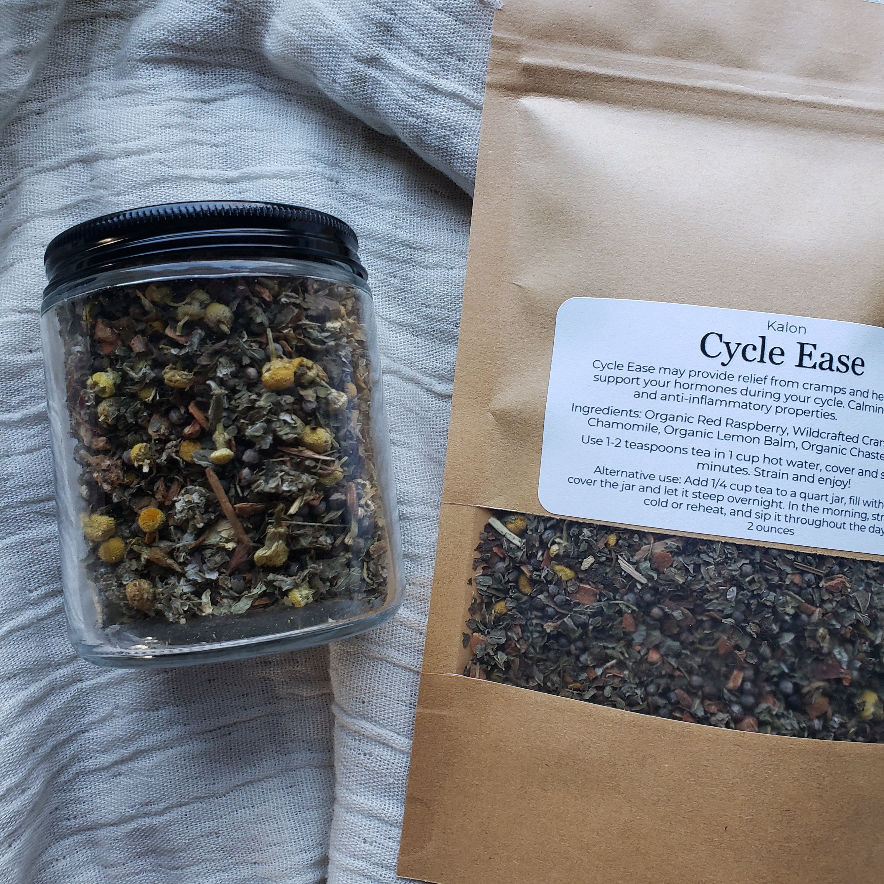 Women's Cycle Ease, Cramp Support Tea, Pain Relief - Etsy