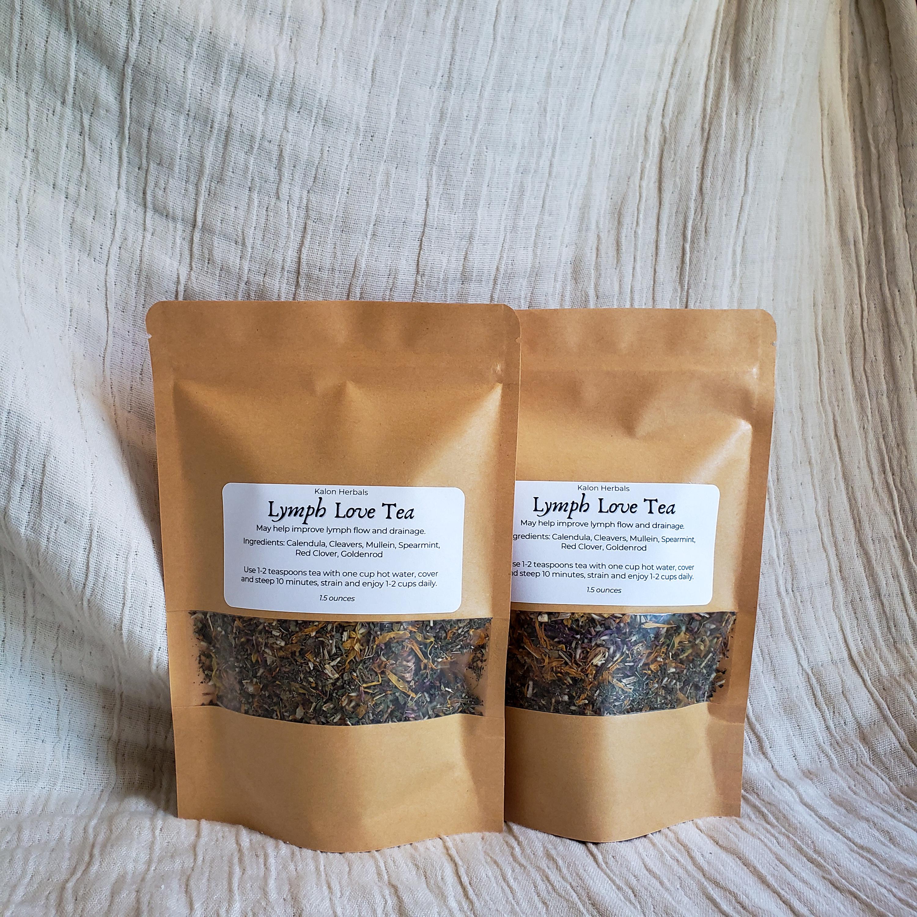 Lymph Love Herbal Tea, Organic Lymphatic Support and Drainage, Sinus ...