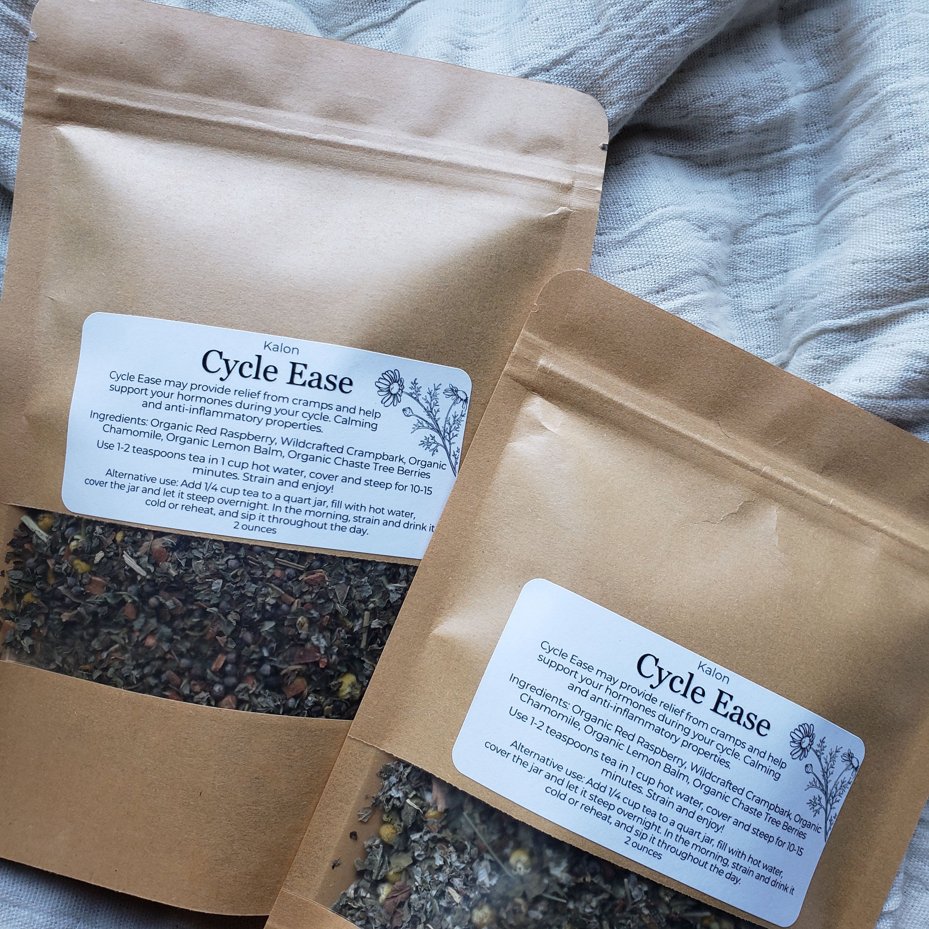 Women's Cycle Ease, Cramp Support Tea, Pain Relief - Etsy